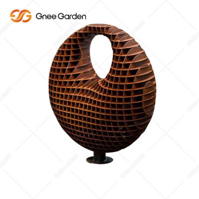 Китай Скульптура Corten большого 5.0-8.0mm на открытом воздухе конспекта бронзовой скульптуры современного стальная продается