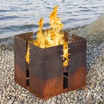 Cina Le griglie di cottura all'aperto amichevoli di Eco arrugginiscono prova d'acciaio del tempo della griglia del barbecue di Corten in vendita