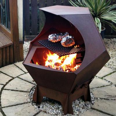 Cina Resistenza agli'agenti atmosferici europea di cottura all'aperto d'acciaio della griglia del barbecue delle griglie di Corten in vendita