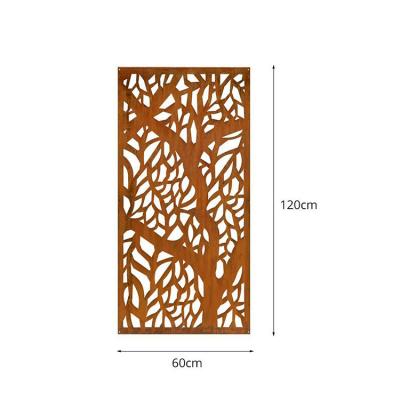 Cina Schermo decorativo d'acciaio di Corten dei prodotti del giardino del metallo di personalizzazione ad alta resistenza in vendita