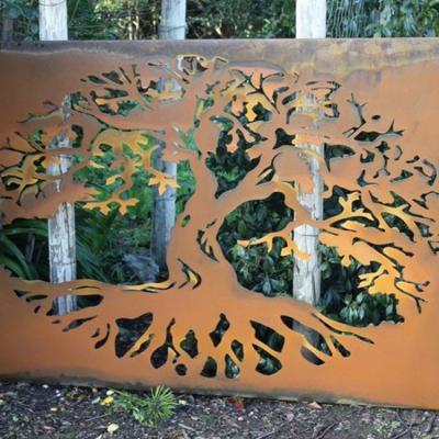 Cina Decorazione d'acciaio del cortile dello schermo di segretezza di corten dei prodotti del giardino del metallo dell'OEM in vendita