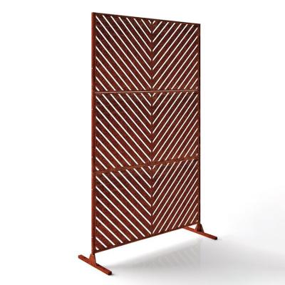 Cina Muro divisorio d'acciaio personalizzabile dello schermo del giardino di Corten Prerusted in vendita