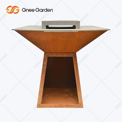 Cina Griglia per barbecue teppanyaki da esterno da giardino di grandi dimensioni multifunzionale con sporgenza di cottura in vendita