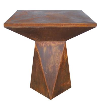 Cina Griglie a carbone da cucina per esterni in metallo corten per barbecue in vendita