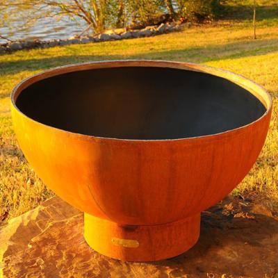 Cina Il laser personalizzabile ha tagliato il fuoco d'acciaio portatile Pit Outdoor Prerusted di Firepits Corten in vendita