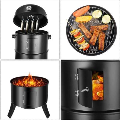 Cina Corten moderno Rusty Camping Barbecue Grill Wood d'acciaio che brucia cottura all'aperto in vendita
