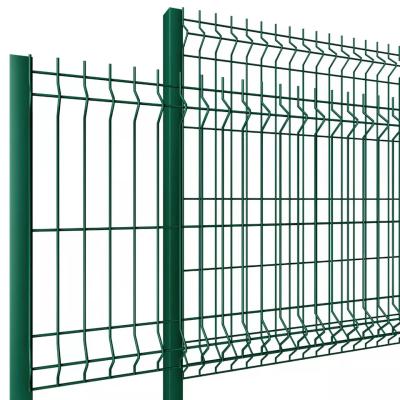 Cina 3d ricoperto potere all'aperto ha saldato il recinto di filo metallico Bent High Security Curved Mesh in vendita