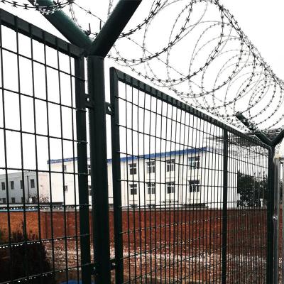 Cina Recinzione di sicurezza a fisarmonica galvanizzata immersa calda di Anti Climb Airport del recinto di filo metallico in vendita