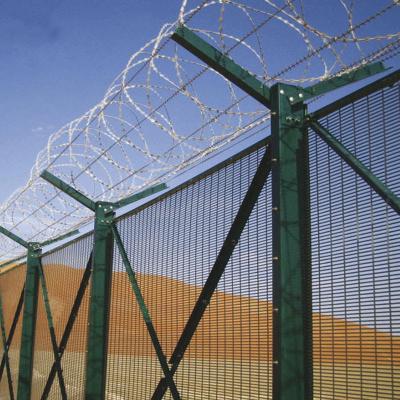 Cina La polvere ha ricoperto la sicurezza aeroportuale di 12.5mm x di 75mm che recinta salita pungente del rasoio l'anti in vendita
