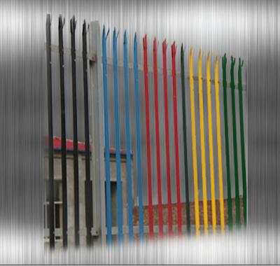 China Hete Ondergedompelde pvc Met een laag bedekte de Palissadeomheining Panels van Europa Te koop