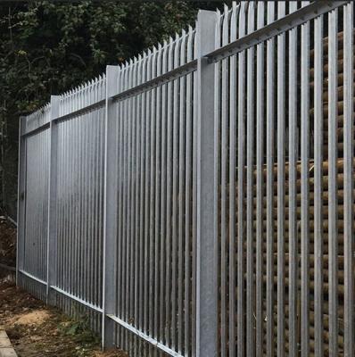 China De geassembleerde Omheining van 2,4 M High Palisade Security/het Gegalvaniseerde Staalpalissade Schermen Te koop