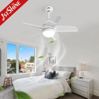 32 Inches Modern Ceiling Fan , AC Motor Plastic Blades White Quiet Ceiling Fan china 32 Inches Modern Ceiling Fan , AC Motor Plastic Blades White Quiet Ceiling Fan
