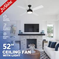 Quality Low Noise Remote LED Ceiling Fan With MDF Blade DC Motor Ceiling Fan for sale