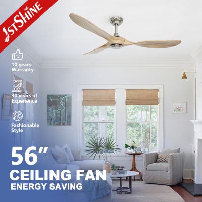 Cina ETL 3 Ventilatore di soffitto a lame di legno massello con telecomando in vendita