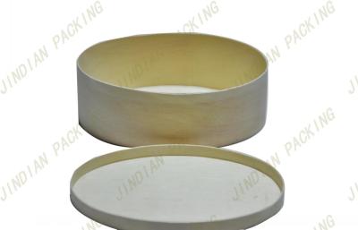 Cina Contenitori di regalo di legno del Mdf di ovale bianco, contenitori d'imballaggio di legno promozionale per alimento in vendita
