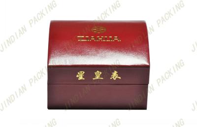 Cina Piccoli contenitori di regalo di legno di lusso per l'orologio, contenitore di imballaggio cosmetico dei gioielli su ordinazione in vendita