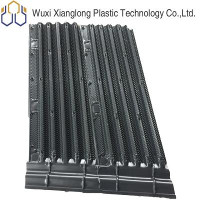 China Evaporative Condenser PVC Cooling Tower Fills 1300mm Cross Flow Media for sale