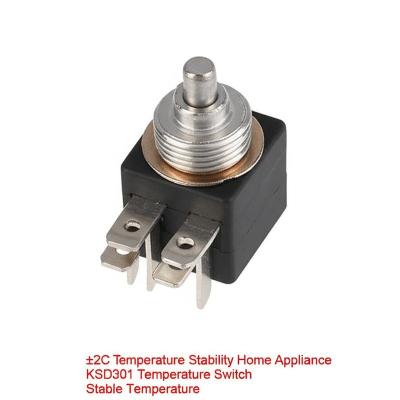 China ±2C Temperature Stability Home Appliance KSD301 Temperature Switch Stable Temperature for sale