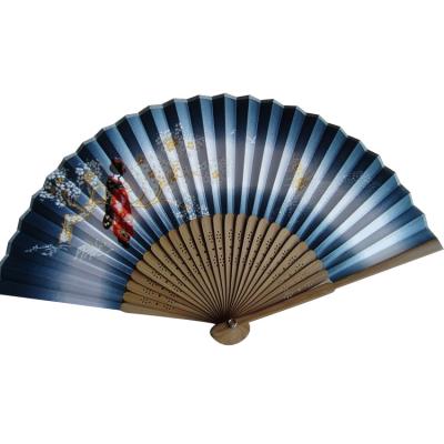 Cina I ventagli su misura di bambù stampano le signore del tessuto smazzano il piccolo fan in vendita