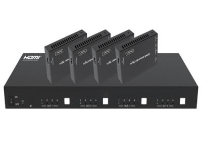 China Ethernet EDID de las ayudas de matriz de los 70m IR HDBaseT 18Gbps 4X4 HDMI2.0 en venta