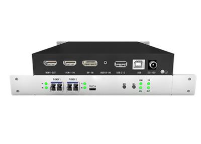 China Libera todo el potencial de la gestión de audio y video con el chasis Fiber KVM Matrix de 5 ranuras y tamaño 2U en venta