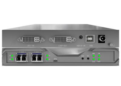 China Matriz KVM de fibra de interfaz LC con 40 puertos y fuentes de alimentación redundantes no soportadas en venta