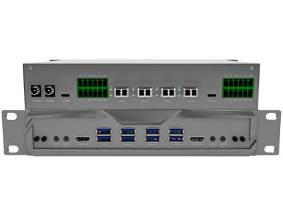 China Rango de suministro de energía 100-240V/AC 50/60Hz Extensor HDMI 4K con salida de audio analógico de 1 canal y vídeo de definición en venta