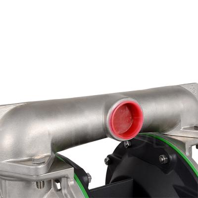 China Kairuike DN40 Stainless Steel Metal Pump 1.5inch Corrosion-Resistant Reciprocating Self-Priming Pneumatic Diaphragm Pump for sale