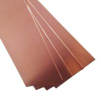 Quality Ultimate Strength ≥ 195 MPa copper thick plate for Decoration industry one ton minimum requirement for sale