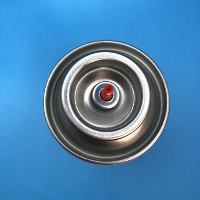 Китай Пластмассовый бутановый газовый ствол красный цвет монтажная чашка с глубинками внизу - клапан пополнения газового фонаря продается