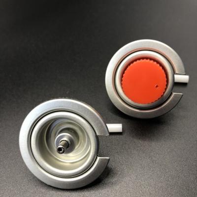 China Straight Valve Stem Butane Gas Valve with Black Handle for and CGA 600 Inlet Thread zu verkaufen