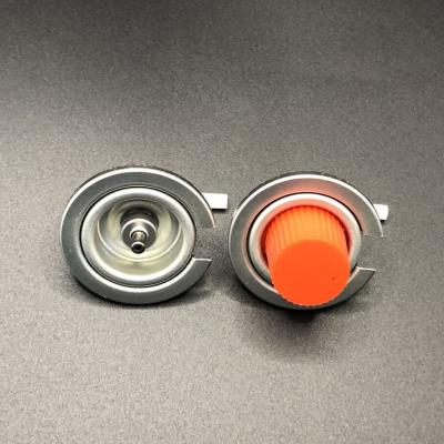 중국 Tinplate And PP Material Butane Gas Valve with Straight Shape and Buna Inner Gasket 판매용