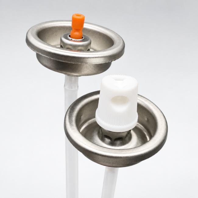 Close-up highlighting the ribbon-style actuator and associated valve components