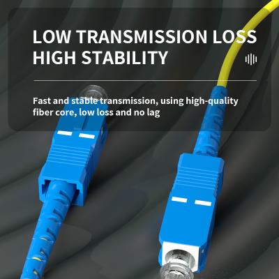 중국 SC/UPC 2mm 9/125 SM Optical Fiber Pigtail 1M For Wireless Lan At HXCOWO 판매용
