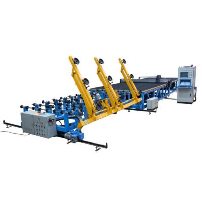 China Linha de vidro dada forma horizontal do equipamento do corte do CNC à venda