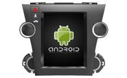 Cina 9.7'' Tesla Vertical Screen Per Toyota Highlander 2 XU40 2007-2013 Android Car Multimedia Player in vendita