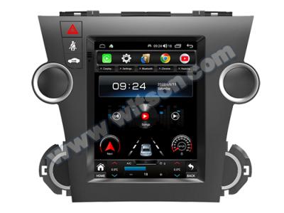 Cina 9.7'' Tesla Vertical Screen Per Toyota Highlander 2 XU40 2007-2013 Android Car Multimedia Player in vendita