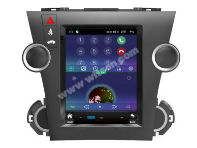 Cina 9.7'' Tesla Vertical Screen Per Toyota Highlander 2 XU40 2007-2013 Android Car Multimedia Player in vendita