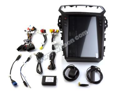 Cina Schermo Tesla verticale Android da 12,1" per Ford Explorer 2016-2019, sistema multimediale stereo per auto, GPS, lettore Carplay in vendita