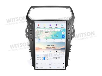 Cina Schermo Android verticale Tesla da 14,4" 2K per Ford Explorer 2016-2019, sistema multimediale stereo per auto, GPS, Carplay Player in vendita