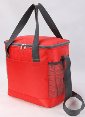 Cina Red 420D polyester cooler bag -HAC13108 in vendita