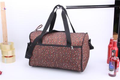 Cina Borsa di tela della stampa del leopardo di serie 614S1604 con la tracolla in vendita