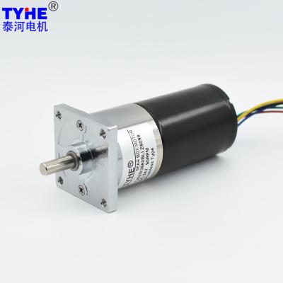 中国 #45鋼鉄シャフトのマイクロ37mm Dia 12v 24v 2N.M 200rpm 3650BLブラシレスDcの拍車ギヤ モーター セリウム 販売のため
