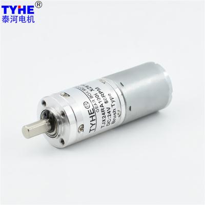 Cina Rf370 24mm micro rapporto di marce di 1:100 del motore 24V dell'ingranaggio planetario di CC in vendita