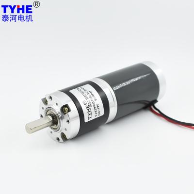 Cina Piccolo motore dell'ingranaggio di CC di D38mm 200Rpm 24V con il freno 40kg. Coppia di torsione di cm in vendita