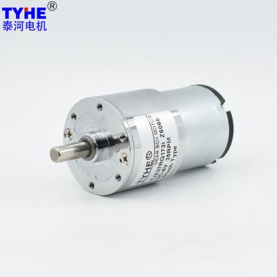 Cina motore basso dell'ingranaggio di CC di 6V 12v 18v 24v 6w 5W RPM per luce principale 10rpm 30rpm 60 giri/min. in vendita