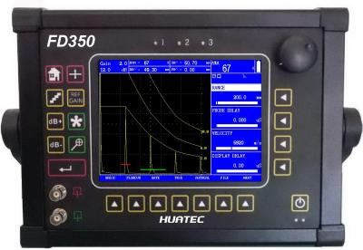 Tragbarer Fehler-Detektor-große mit Ultraschallanzeige mit Farbe Pixel FD350 TFT LCDs 640 x 480