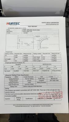Chine HUATEC sifflant l'équipement d'essai non destructif de bloc de calibrage d'Asme à vendre