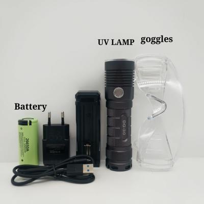 China Lámpara UV con linterna de luz ultravioleta LED DG-30 en venta