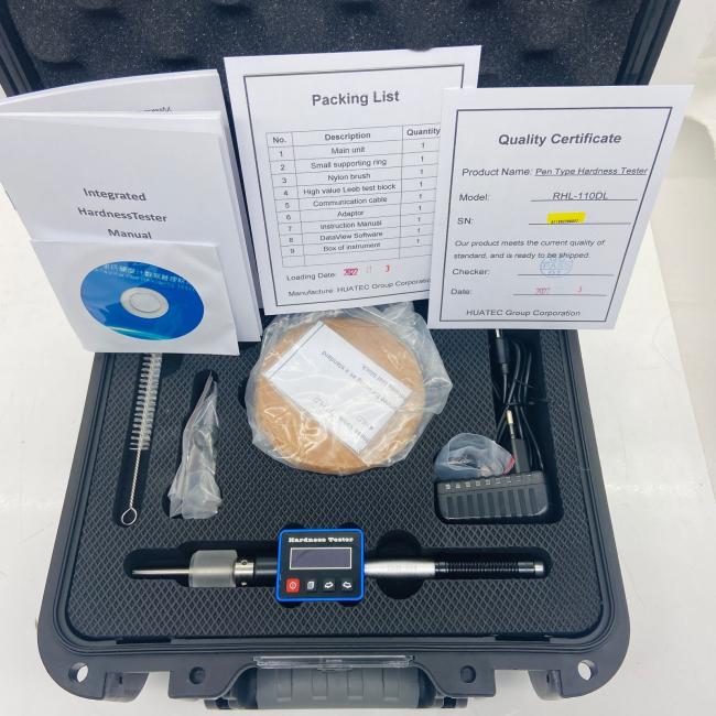 RHL-110DL Hardness Tester with accessories